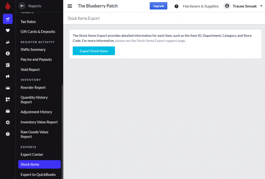 How to export data from Lightspeed Retail S-Series? - Next-Cart FAQs