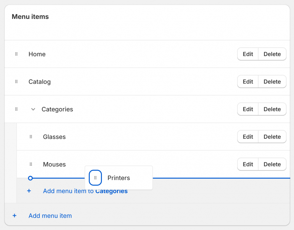 How to Create Multi-level Menus for Categories on Shopify? - Next-Cart Blog